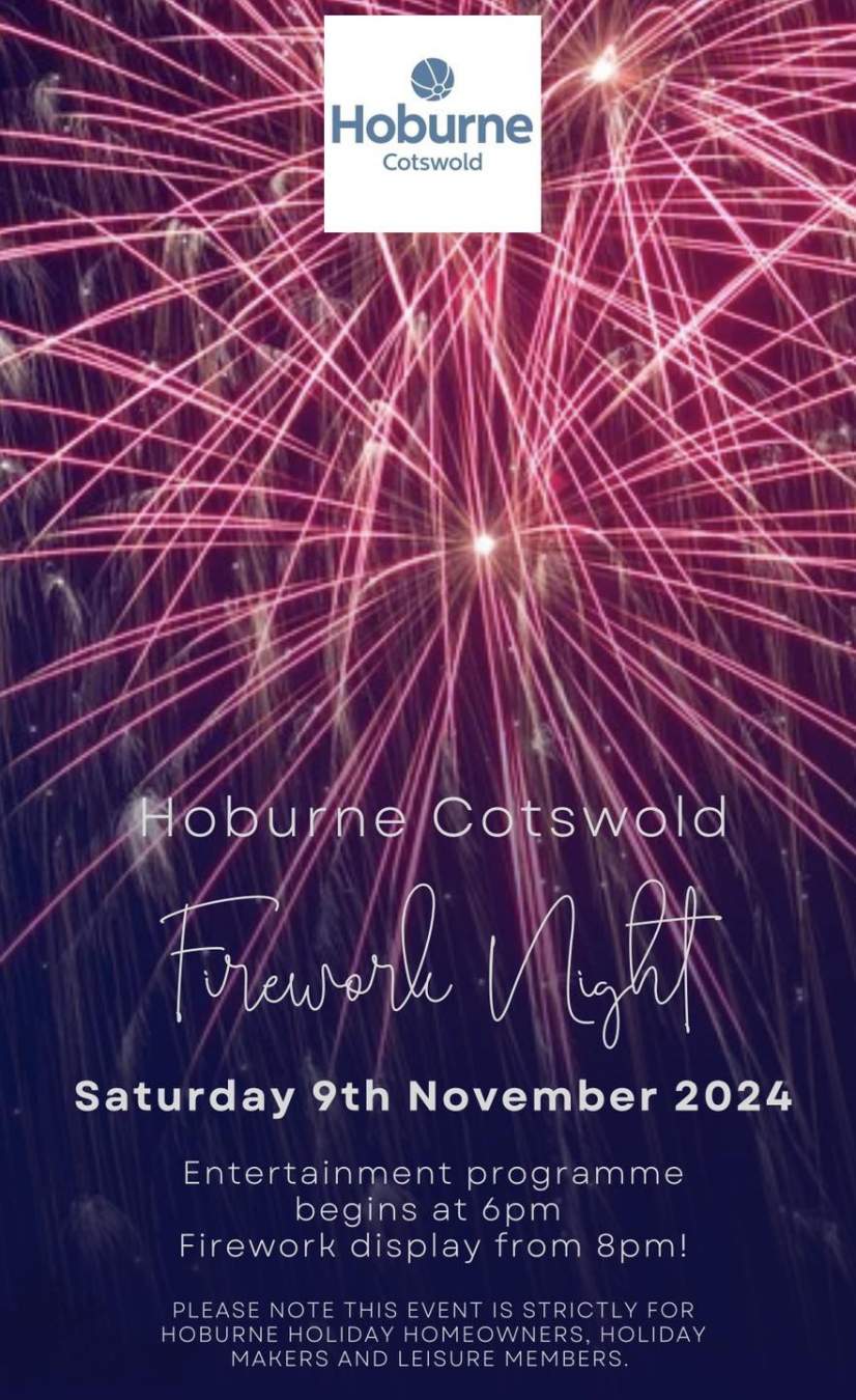 Hoburne Cotswold Firework Night